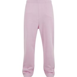 Urban Classics Herren Jogginghose "Urban Classics Fluffy Trackpants"softpink, Gr. L, unifarben, 70% Baumwolle, 30% Polyester, Hosen