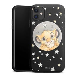DeinDesign iPhone 11 Handy Premium Silikon H&uuml;lle Handyh&uuml;lle schwarz Case Simba Lion King Disney Silikon Premium Case