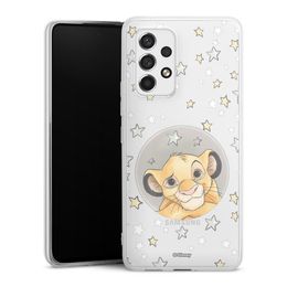 DeinDesign Galaxy A53 5G Handy Silikon H&uuml;lle Case transparent Handyh&uuml;lle Simba Lion King Disney Silikon Case