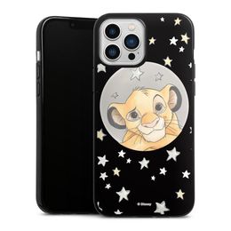 DeinDesign iPhone 13 Pro Max Handy Silikon H&uuml;lle Case schwarz Handyh&uuml;lle Simba Lion King Disney