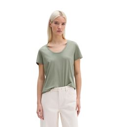 Marc O'Polo MARC O'POLO Damen T-Shirt "aus Organic Cotton Single Jersey"fresh sage, Basic, Gr. XXL, unifarben, Obermaterial: 100% Baumwolle, Shirts