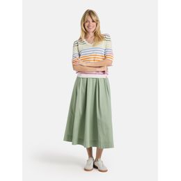 LIEBLINGSST&Uuml;CK LIEBLINGSST&Uuml;CK Damen A-Linien-Rock "RaniaL"518, garden gr&uuml;n, Gr. 44, Obermaterial: 70% Baumwolle, 27% Polyamid, 3% Elasthan, R&ouml;cke, mit 70% Baumwolle