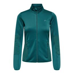Only Play Damen Trainingsjacke "ONPJETTA HN FLEECE JCK - NOOS"mediterranea, Gr. XS, unifarben, Fleece, Obermaterial: 94% Polyester, 6% Elasthan,