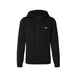BOSS Sweatjacke 'Ever-X' Herren Gr&ouml;&szlig;e XXL schwarz / wei&szlig;