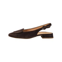 Paul Green Damen Ballerina "Paul Green Ballerinas Leder", Gr. 38, braun, Leder, Schuhe
