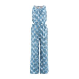 happy girls M&auml;dchen Overall, blau, Gr. 134, Web, Obermaterial: 100% Viskose. Futter: 100% Baumwolle, Overalls, mit modischen Cut-Outs