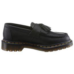 Dr. Martens Damen Mokassin "Black Virginia Adrian", Gr. 41, schwarz, Leder, festlich, Schuhe, Chunky Slipper, Schlupfschuh mit modischer Tassel -