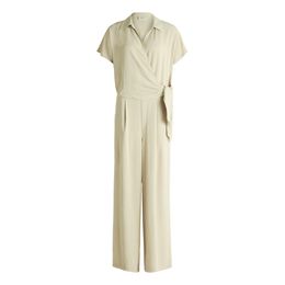 Cartoon Damen Overall "Damen mit Bindeg&uuml;rtel", beige, Gr. 34, Obermaterial: 100% Polyester, Overalls, Design