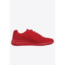 Lotto Damen Sneaker, Gr. 47, rot, Synthetik, Textil, Schuhe, besonders leicht & bequem