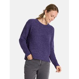 LIEBLINGSST&Uuml;CK LIEBLINGSST&Uuml;CK Damen Strickpullover "Alva"twilight, Gr. 42, meliert, Strick, Obermaterial: 34% Polyamid, 33% Alpaka, 33% Wolle, Pullover, mit