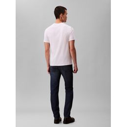 Herren Slim-fit-Jeans "SLIM TAPER JEANS", blau, Gr. 32, Calvin Klein Jeans, unifarben, Denim/Jeans, Obermaterial: 98% Baumwolle, 2% Elasthan, Jeans,