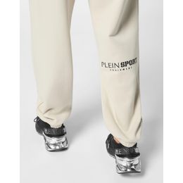 Jogginghose Plein Sport "Scratch", Herren, Gr. 4XL, US-Gr&ouml;&szlig;en, 10, grau, Obermaterial: 87% Baumwolle, 13% Polyester, Hosen Jogginghose