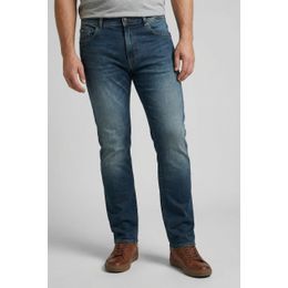 Slim-fit-Jeans PETROL INDUSTRIES "Seaham", Herren, Gr. 32, L&auml;nge 34, night shadow, Obermaterial: 98% Baumwolle, 2% Elasthan, schmal, Jeans Slim-fit-Jeans