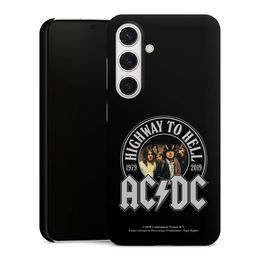 DeinDesign Galaxy S24 Handy Premium Case Smartphone Handyh&uuml;lle Schutzh&uuml;lle matt Acdc Official Licensed Product Rock Premium Case
