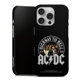 DeinDesign iPhone 16 Pro Handy Premium Case Smartphone Handyh&uuml;lle Schutzh&uuml;lle matt Acdc Official Licensed Product Rock Premium Case