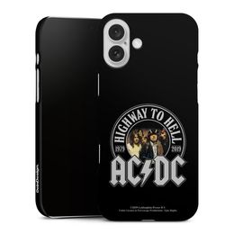 DeinDesign iPhone 16 Plus Handy Premium Case Smartphone Handyh&uuml;lle Schutzh&uuml;lle matt Acdc Official Licensed Product Rock Premium Case
