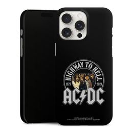DeinDesign iPhone 15 Pro Max Handy Premium Case Smartphone Handyh&uuml;lle Schutzh&uuml;lle matt Acdc Official Licensed Product Rock Premium Case