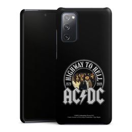 DeinDesign Galaxy S20 FE Handy Premium Case Smartphone Handyh&uuml;lle Schutzh&uuml;lle matt Acdc Official Licensed Product Rock Premium Case