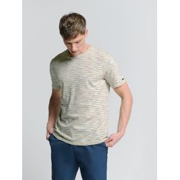 NO EXCESS Herren T-Shirt "NO EXCESS Crewneck T-Shirt", beige, Gr. L, 100% baumwolle, Shirts