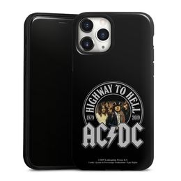 DeinDesign iPhone 11 Pro Handy Panzer Handyh&uuml;lle robuste Outdoor H&uuml;lle Schutzh&uuml;lle gl&auml;nzend Acdc Official Licensed Product Rock Tough Case
