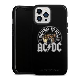 DeinDesign iPhone 13 Pro Max Handy Panzer Handyh&uuml;lle robuste Outdoor H&uuml;lle Schutzh&uuml;lle gl&auml;nzend Acdc Official Licensed Product Rock Tough Case