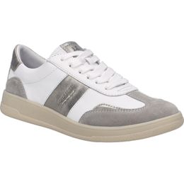 Josef Seibel Damen Sneaker "Jade 01, grau-multi", Gr. 40, grau, Obermaterial: 100% Rindsleder Leather cow., Schuhe