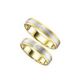 Firetti Unisex Trauring &raquo;Schmuck Geschenk Gold 375 Hochzeit Ehering Trauring "LIEBE"&laquo; Made in Germany, wahlweise mit oder ohne Brillant gold