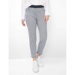 Damen Caprihose "Style PAMINA 6/8"navy, Gr. 24, RAPHAELA BY Brax, Web, 97% Baumwolle, 3% Elasthan, Hosen