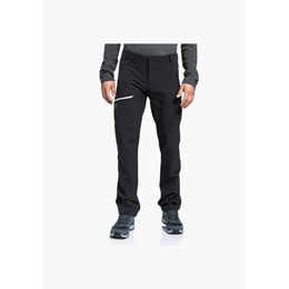 Sch&ouml;ffel SCH&Ouml;FFEL Herren Softshellhose "Pants Folkstone Warm M", schwarz, Gr. 52, Obermaterial: 56% Nylon, 34% Polyester, 10% Elasthan. Futter: 100%