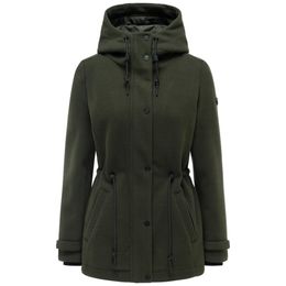 Navahoo Damen Kurzmantel "L&auml;chelstern 14"olivgr&uuml;n, Gr. L, Obermaterial: 100% Polyester. Innenfutter: 100% Polyester. &Auml;rmelfutter: 100% Polyester,