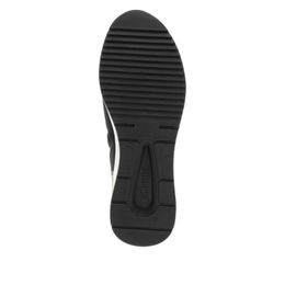 Remonte Damen Keilsneaker, Gr. 36, schwarz, Lacklederimitat, Textil, unifarben, Schuhe, Plateauboots, High Top Stiefelette mit wasserabweisender