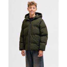 Jack & Jones Kinder Steppjacke "JJKAITO PUFFER JACKET LN JNR"rosin, Gr. 128, JACK & JONES JUNIOR, bedruckt, Web, Obermaterial: 100% Polyester, Jacken