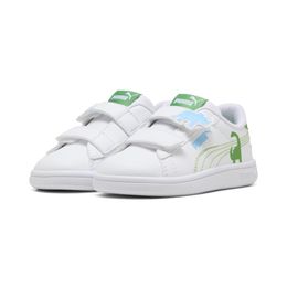 Puma Kinder Sneaker "Smash 3.0 Dino Sneakers Kinder", Gr. 24wei&szlig; gr&uuml;n fruit vibrant blau, Obermaterial: Textil, Synthetik. Futter: Textil.