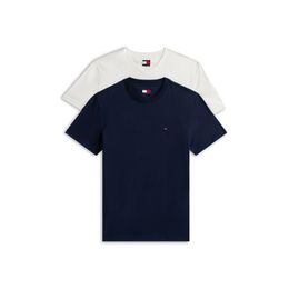 Tommy Jeans Herren Rundhalsshirt &raquo;TJM XSLIM 2PACK JERSEY TEE EXT&laquo; Packung, 2er-Pack, Logostickerei, 2Pack XXL
