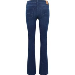 Mustang Damen Slim-fit-Jeans "Shelby Slim Boot", blau, Gr. 29, unifarben, Denim/Jeans, Obermaterial: 78% Baumwolle, 10% Lyocell, 9% Elastomultiester,