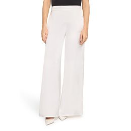 Vera Mont Damen Stoffhose "Damen mit Taschen", wei&szlig;, Gr. 44, Satin, Obermaterial: 100% Polyester, Hosen, Material