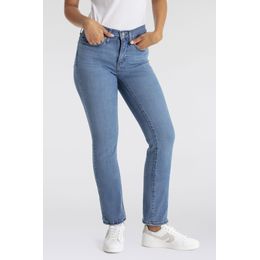 Levi's LEVI'S Damen Bootcut-Jeans "315 Shaping Boot", blau, Gr. 33, Denim/Jeans, Obermaterial: 60% Baumwolle, 23% Viskose, 16% Polyester, 1% Elasthan, Jeans