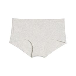 Puma Damen Slip "Puma Mini-Shorts (2er-Pack) Damen", Gr. Llight grau melange gray, 88% Baumwolle, 12% Elasthan, Unterhosen