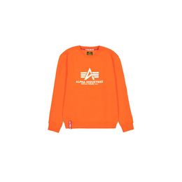 Alpha Industries Herren Sweater &raquo;Basic Sweatshirt BL&laquo; orange M