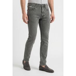 Herren Skinny-fit-Jeans "SKINNY"light oyster, Gr. 32, Calvin Klein Jeans, Denim/Jeans, Obermaterial: 80% Baumwolle, 12% Polyester, 6%