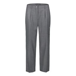 Betty Barclay Damen Stoffhose "Damen mit B&uuml;gelfalte", grau, Basic, Gr. 36, Obermaterial: 63% Polyester, 35% Viskose, 2% Elasthan, Hosen
