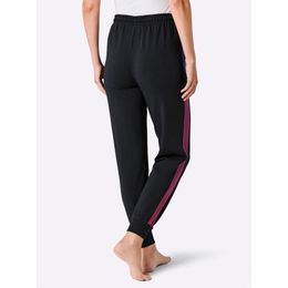 feel good Damen Dehnbund-Hose, Gr. 36, schwarz, 95% Baumwolle, 5% Elasthan, unifarben, Hosen