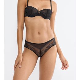 Triumph Damen Slip "Comfort Allure Hipster", Gr. 40, schwarz, Microtouch, Obermaterial: 55% Polyamid, 35% Polyester, 10% Elasthan, Unterhosen, mit
