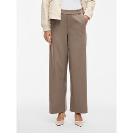 Vila Damen Anzughose &raquo;VIVARONE HW WIDE PANT - NOOS&laquo; Materialmix, slim fit gr&uuml;n 44, N-Gr