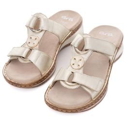 Ara Damen Pantolette &raquo;HAWAII&laquo; , Sommerschuh, Sandale mit Keilabsatz grau 42