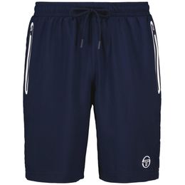 Sergio Tacchini Sportshorts 'Rispecchio' Herren Gr&ouml;&szlig;e S dunkelblau / wei&szlig;