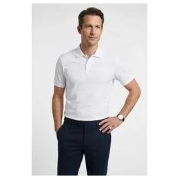 Poloshirt OLYMP "Casual", Herren, Gr. L, wei&szlig;, Piqu&eacute;, Obermaterial: 100% Baumwolle, Shirts