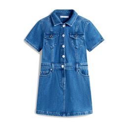 Tommy Hilfiger Kleid M&auml;dchen Gr&ouml;&szlig;e 104 blue denim