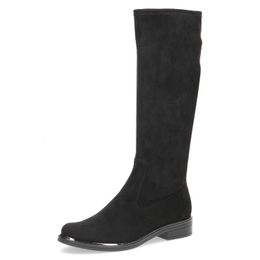 Caprice Damen Schlupfstiefel , Blockabsatz, Langschaftstiefel in klassischer Linie, XS Schaft schwarz 38, XS-Schaft