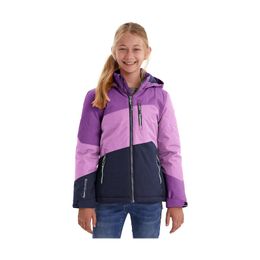 Killtec M&auml;dchen Outdoorjacke &raquo;Lynge GRLS JCKT B&laquo; Wasserdichte Winterjacke mit Kapuze, Fleece, verstellbaren &Auml;rmeln lila 128